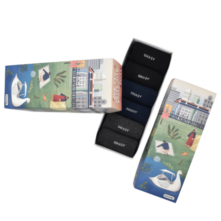 BOX-004 (ธุรกิจคละสี) - Socksy